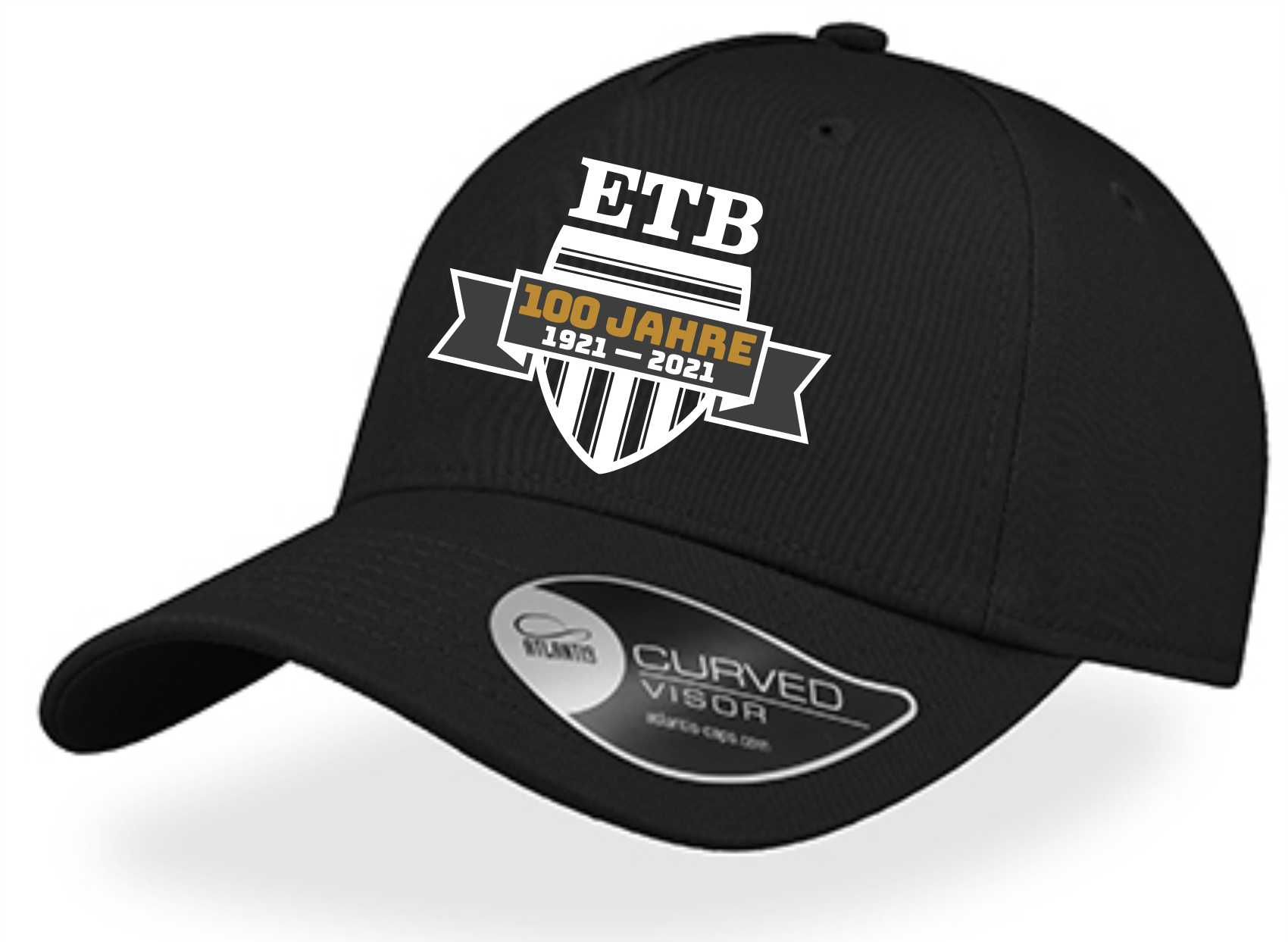 ETB Shot Cap mit Sticklogo | ETB Schwarz Weiss Essen - Handball ...